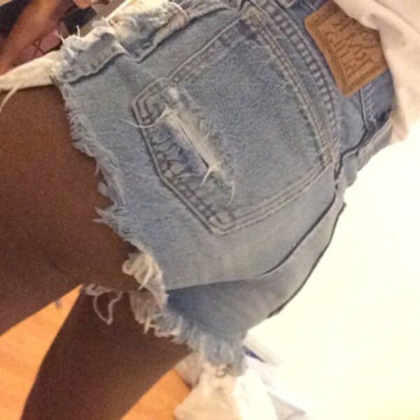 All Sizes Destroyed Dirty Ripped Distress High Waist Shorts - Etsy