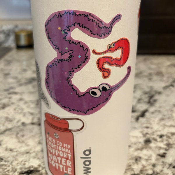 Smiling Friends Shrimp Holographic Sticker - Etsy