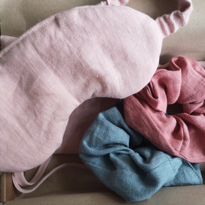 Linen Eye Mask Pouch. Balticbloom - Etsy