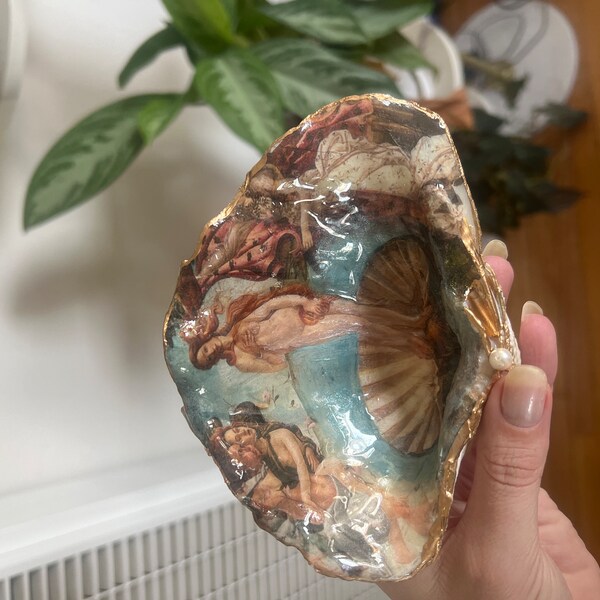 Venus, Birth of Venus, Botticelli, Decoupage Shell, Birthday Gift, Gift ...