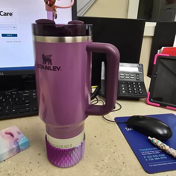 Pink Sugar Checkered Texture Boot Stanley/simple Modern/brumate ...