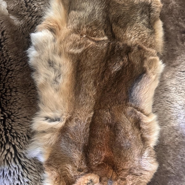 Large Soft Rabbit Fur Holster for Crafts and Decor 12*18 in Premium Fur ...