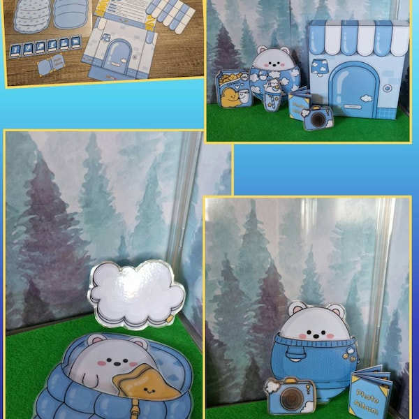 Printable Capybara House Craft Kit - DIY Paper Toy Template for Kids ...