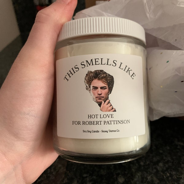 This Smells Like Robert Pattinson Hot Love | Funny Candles | Pop ...