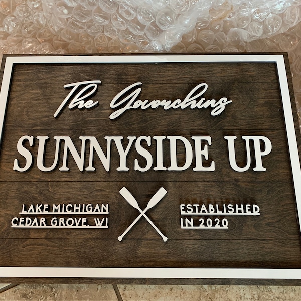 Customized Lake House Sign, Family Lake House, Lake House Decor, Lake ...