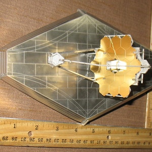 James Webb Space Telescope Model Kit Laser Cut Illustrated | Etsy