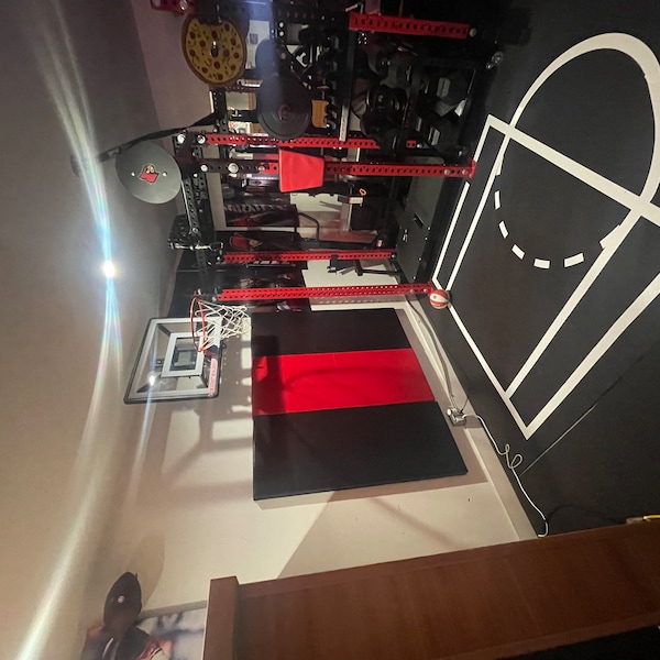 Basketball Wall Decal Basketball Free Throw Line Wall Decal Sticker Boy ...