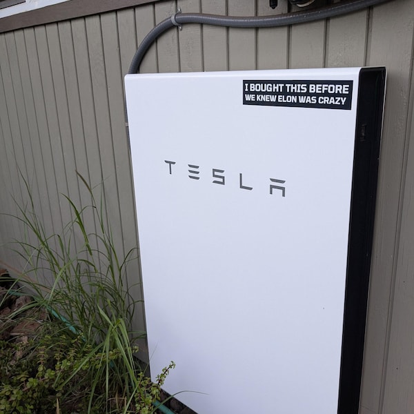 Tesla Owner Bumper Sticker, I Bought This Before ELON WENT CRAZY, Tesla ...