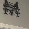 Custom Metal Signs Monogram Wall Decor Metal Wall Art Last Name Sign ...