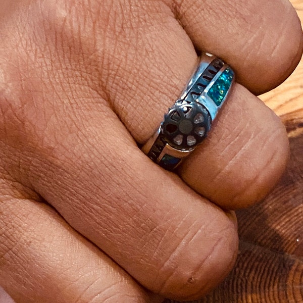 The Watchman Midnight A Titanium Rack and Pinion Wearable Machine in a ...