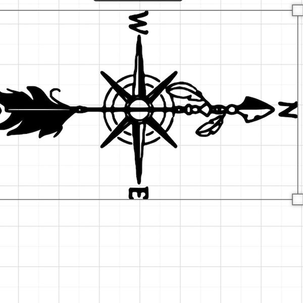 Arrow Compass - Printable, Vector, Svg, Art - Etsy
