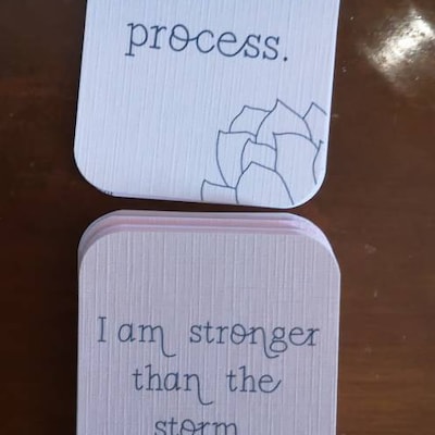 Mini Affirmation Cards Affirmations Planner Mental Health Affirmations ...