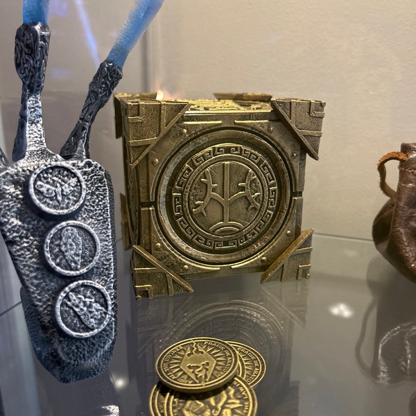 Skyrim Dwemer Puzzle Cube Skyrim Prop Skyrim Decor Skyrim Inspired Game ...