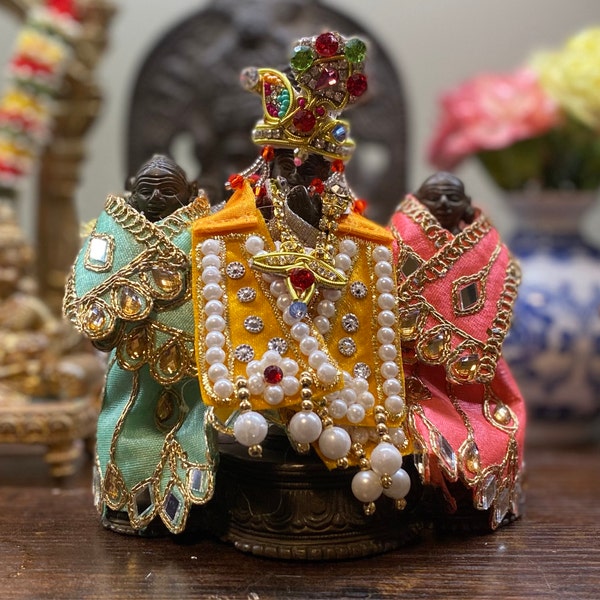 Updated 6 Pcs Dhoti 5" Poshak Set for 10" Gaura Nitai Idol Dresses ...