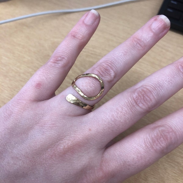 Trio Bangles Gold Handmade Bangle Rustic Bangle Stacking Bangle ...