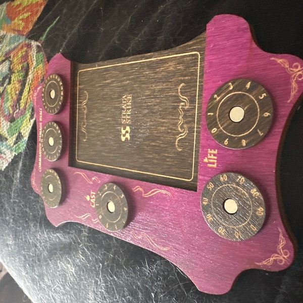 STRATA STRIKE | Commander Command Zone Tray With Dial Counters - MTG ...