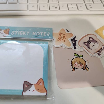 Cute Cat Café Snacks Sticker Sheet - Etsy