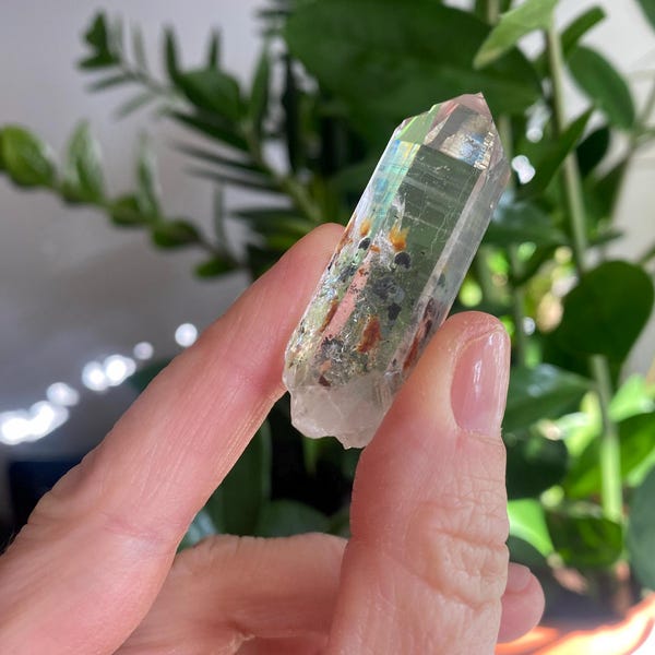 Grade AAA Lemurian Towers With Barcodes and Self-healed - Semi-polished ...