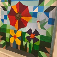 Mariner's Compass Barn Quilt Pattern and Directions to - Etsy Canada