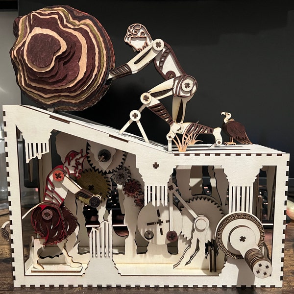 DIGITAL FILE - Sisyphus Automata - Kinetic Sculpture - Laser Cutter ...