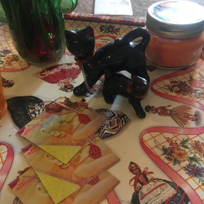 Big Eye Girl Bridge Tally Pad Big Eye Girl Flower Power Made in Japan ...