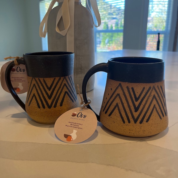 Ceramic Stoneware Coffee Handmade Mug. Pottery Mugs. Coffee Mug. - Etsy