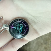 Bill Cipher Necklace Gravity Falls Necklace Gravity Falls - Etsy UK