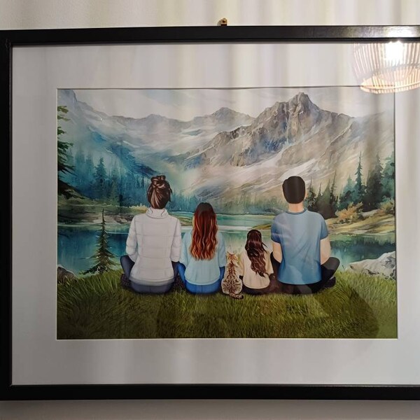 Custom Family Poster, Family Poster, Personalised Family Poster, Our ...