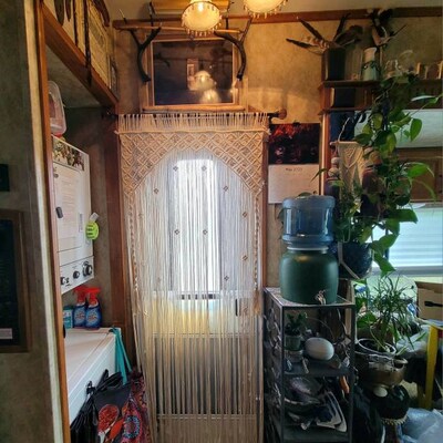 Macrame Hanging Shelf Macrame Kitchen Storage Shelf - Etsy