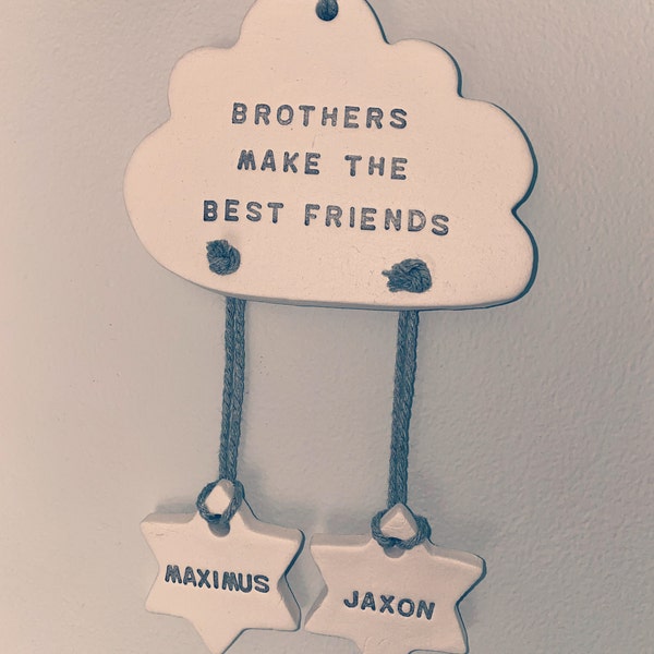 Brothers Make the Best Friends Clay Keepsake, Best Big Brother ...