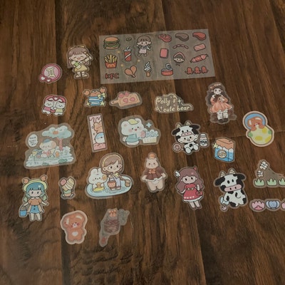 Cute Kawaii Stickers Cute Sticker Sheets Yellow Stickers - Etsy