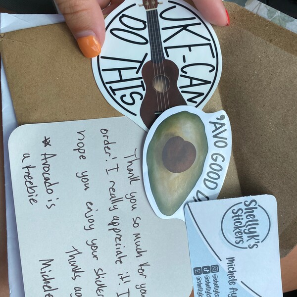 Avocado Pun Sticker, Vinyl Pun Sticker, Planner Vinyl Sticker, Laptop ...