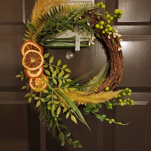 Intention Set Lg Mushroom Wreath/ With Spell-jar/ Crystals and - Etsy