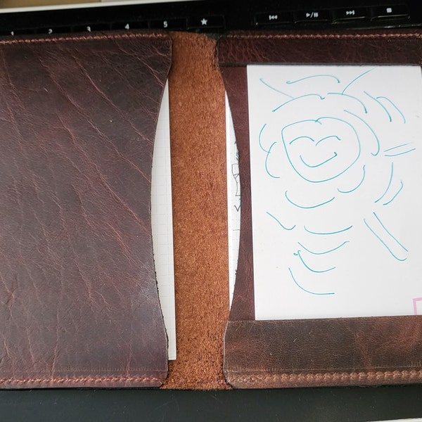 Bison Leather Pocket Protector Tool & Scissor Pouch - Etsy