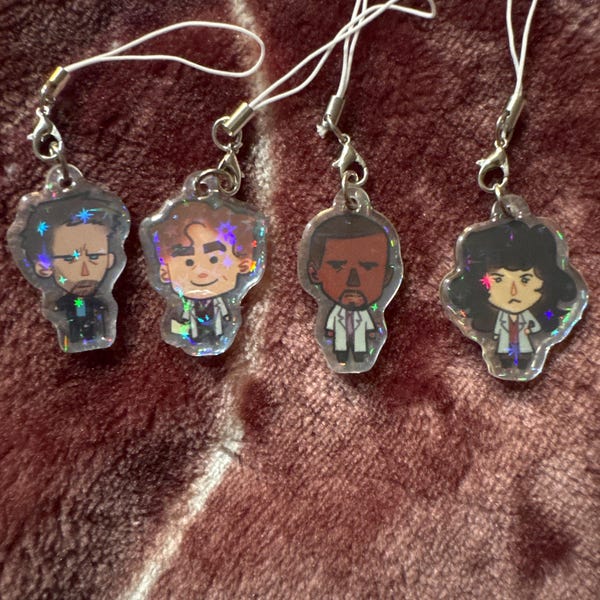 1.5 Inch House MD Glitter Acrylic Charm Keychains - Etsy