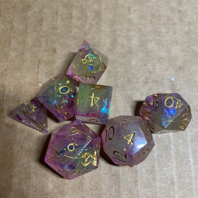 Zero-one hatsune Miku Inspired Dice Set for Dungeons and Dragons ...