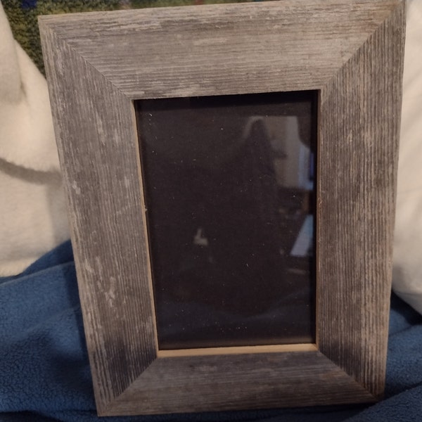 Barnwood Picture Frame - Homestead Narrow 1.5 Inch Flat Rustic ...