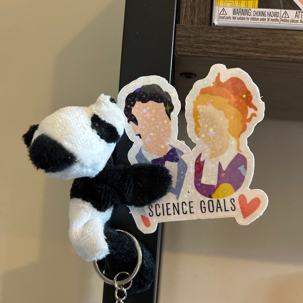 Science Goals - Bill Nye & Mrs. Frizzle Sticker - Science Teacher ...