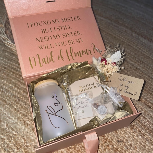 Personalised Bride Gift Box, Bride Gift, Bride to Be, Wife Gift Box ...