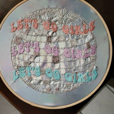 Disco Ball Machine Embroidery or Appliqué Designs in Several Sizes and ...