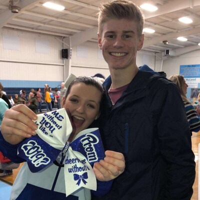 Prom Cheer Bow Promposal Idea Prom Invitation Cheer Bow Customize Prom ...