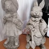 Stone Garden Wind in the Willows 'rabbit With Spade' Concrete Statue ...