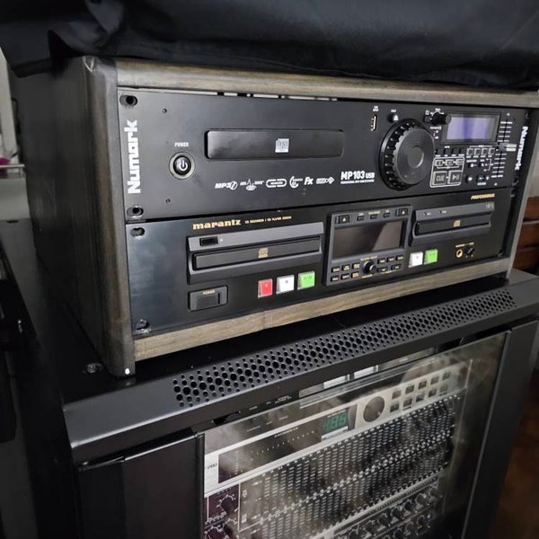 4U Studio Rack | 15" Depth | Solid Wood | Customizable - Etsy