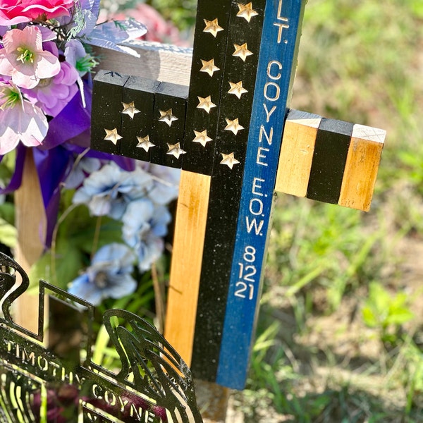 Thin Blue Line Cross Police. Police Support. Back the Blue. Police ...