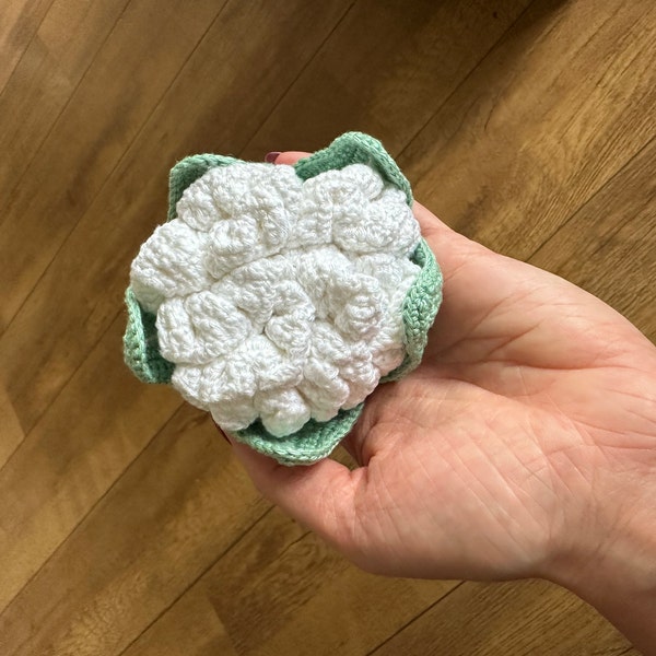 CAULIFLOWER Crochet Pattern - Amigurumi Cauliflower Pattern. Crochet ...