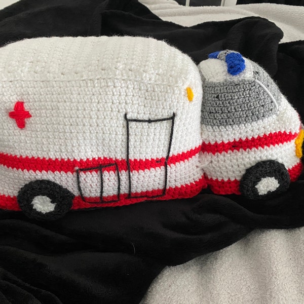 Amigurumi Ambulance Crochet Pattern, Pdf Tutorial in English and ...