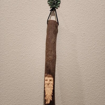 Green Man Key Ring - Etsy
