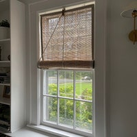 Round Wooden Bamboo Chik Blind Shades - Etsy