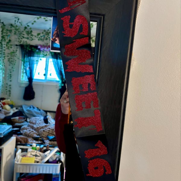 Horror Slasher Fan Sash, Birthday Coven Sash, Birthday Scream Queen ...