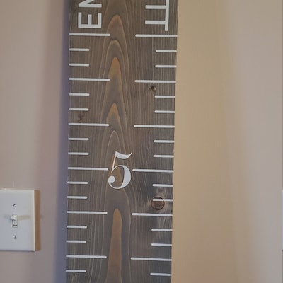 Height Stick Ruler Wood Height Chart for Kids Growth Chart Ruler - Etsy